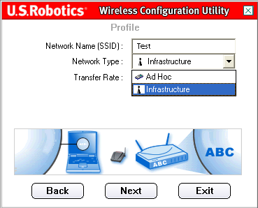 802.11g Wireless USB Adapter User Guide USRobotics Wireless Turbo User Interface