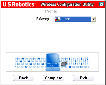 802.11g Wireless USB Adapter User Guide USRobotics Wireless Turbo User Interface